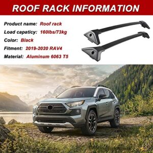 Richeer Roof Rack Cross Bars for 2019-2020 RAV4 with Side Rails,Cargo ...